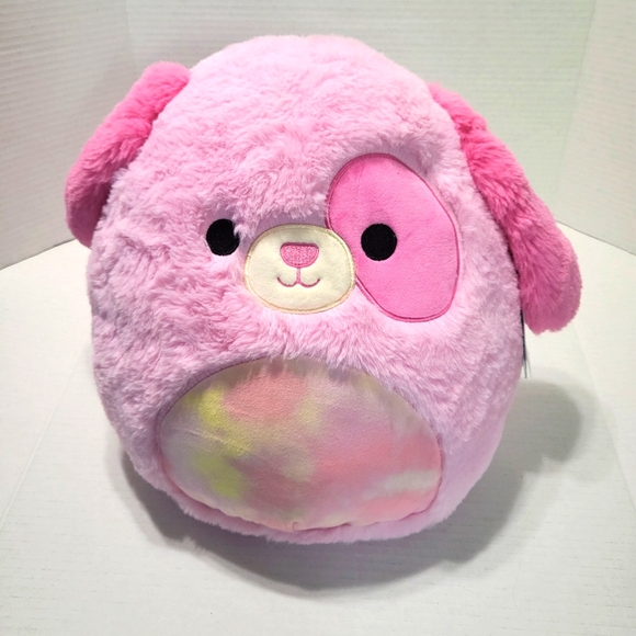 Squishmallows | Toys | Squishmallows 2 Fuzzamallows Chasen The Pink Dog ...